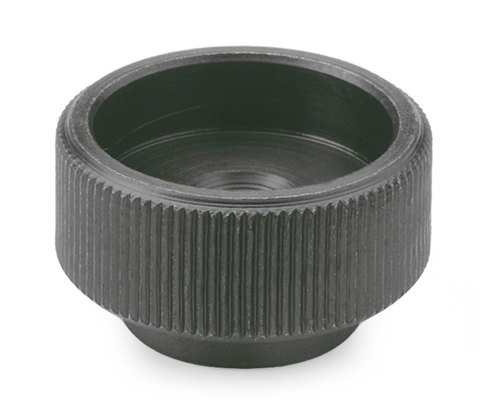 Riflet mutter DIN6303, stål