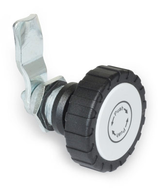 Låsregel med säkerhetsfunktion och vred eller spak - GN115.9