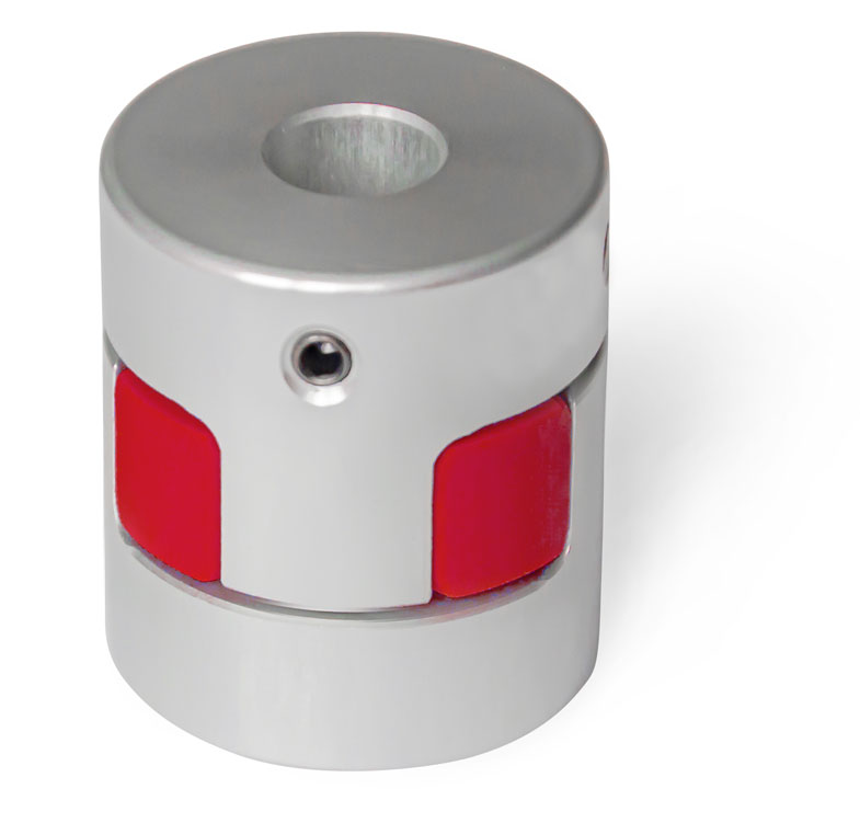 Axelkoppling i aluminium med stoppskruvar - GN2241