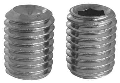 Rostfri stoppskruv DIN916 - insex med skålad ände DIN 916